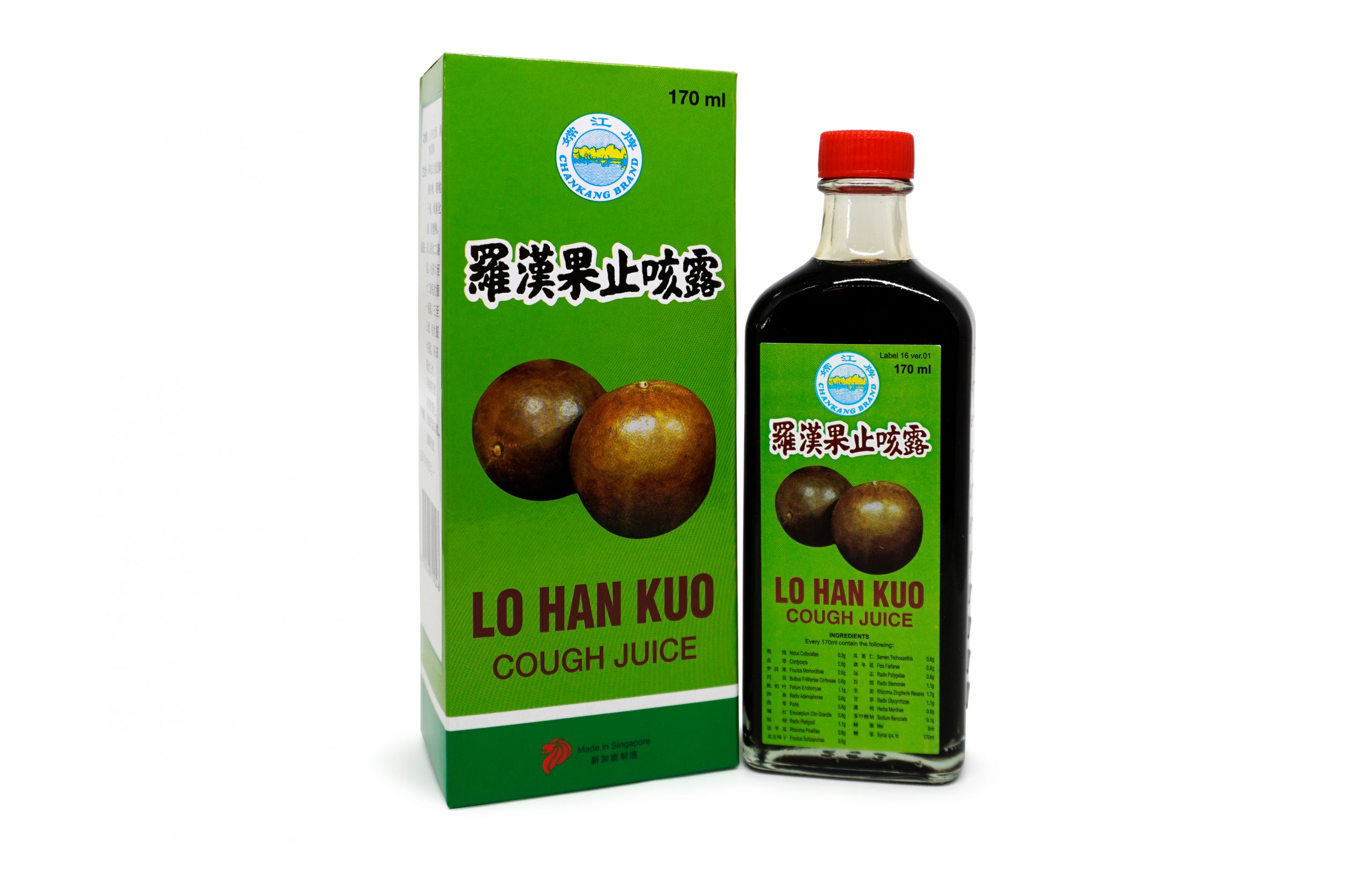 Chankang® Luo Han Guo Cough Juice 罗汉果止咳露 (170 ml)
